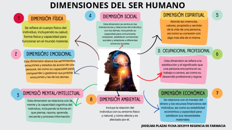 Dimensiones Del Ser Humano Mapa Conceptual | PDF | Mente | Conceptos psicologicos