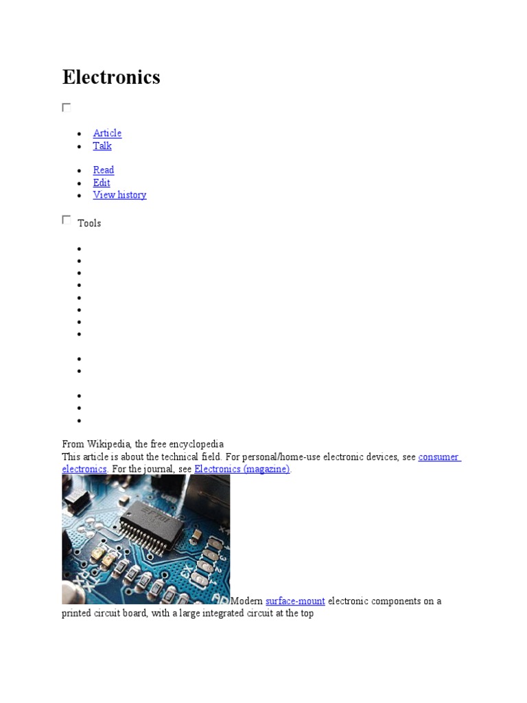 Electronics Download Free Pdf Electronics Electronic Circuits