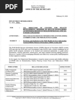 FHSIS Report Forms A1 M1 Q1 All Programs | PDF | Pregnancy | Childbirth