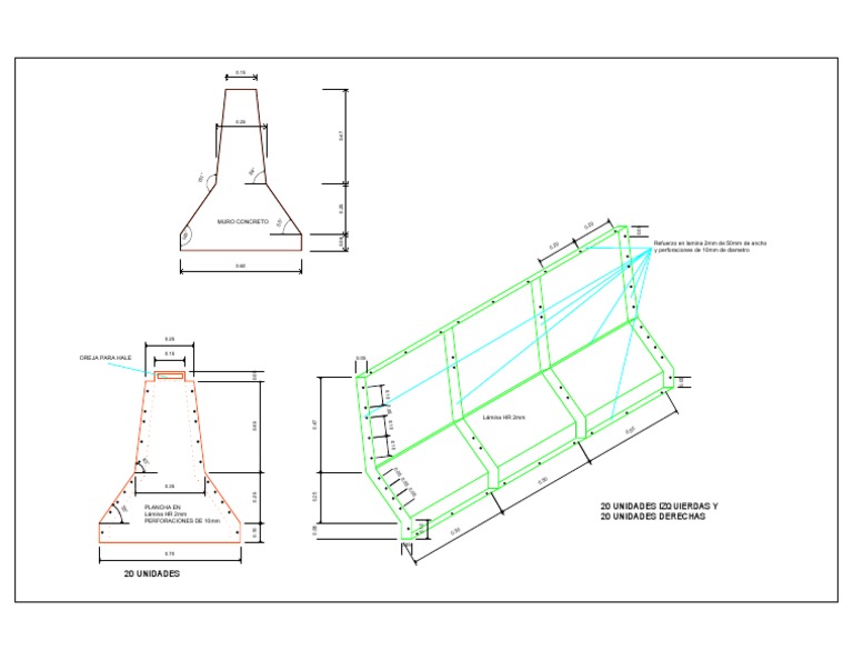 Plano para Formaleta Muro | PDF