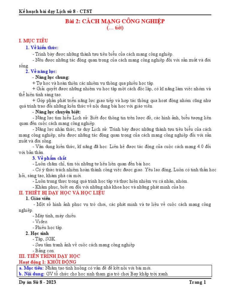 Bài 2 - LS8 - CTST | PDF
