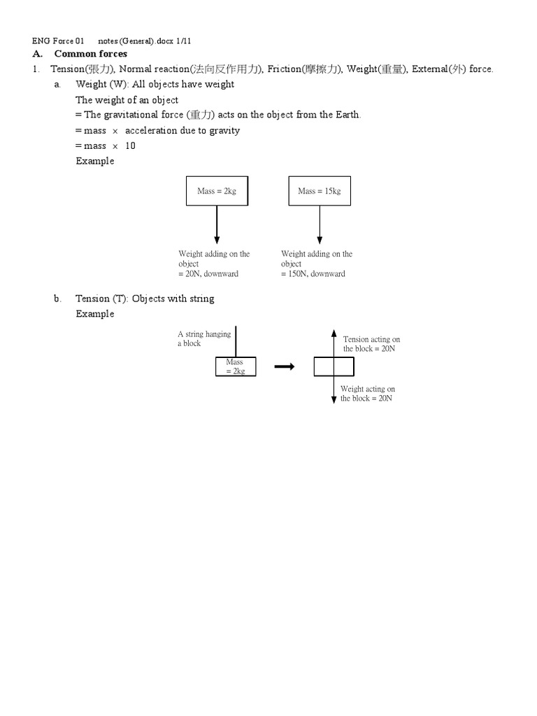 Understanding Forces: Key Concepts & Examples | PDF | Force | Acceleration