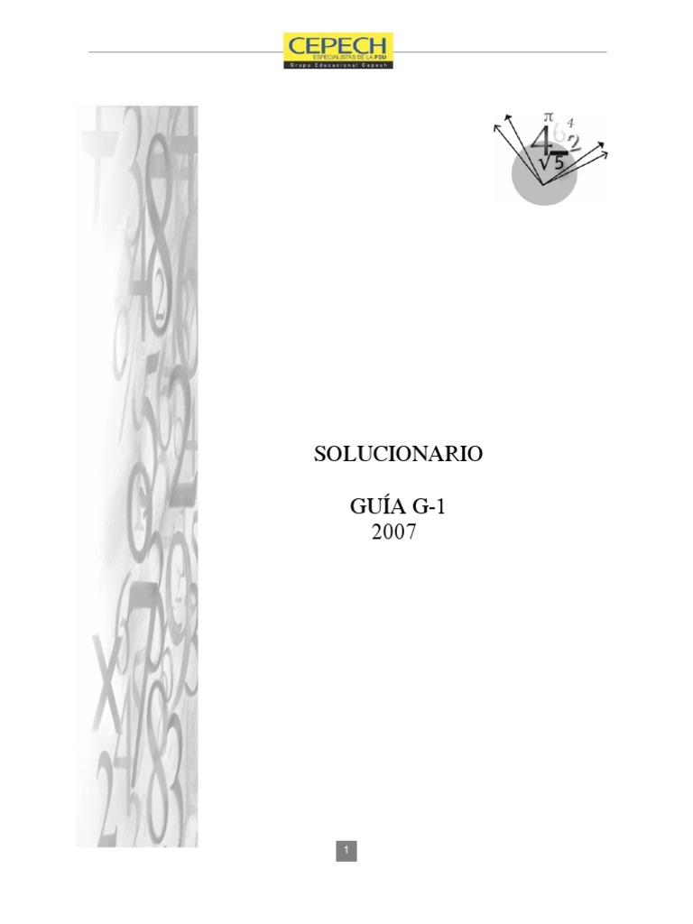 Sol G-1 | PDF