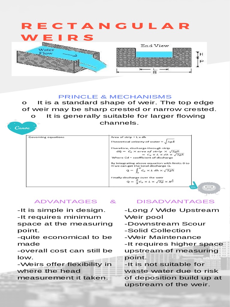 Rectangular weirs (2) | PDF