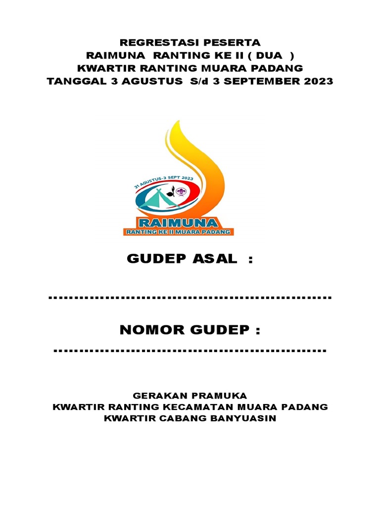 Regrestasi Peserta Raimuna | PDF