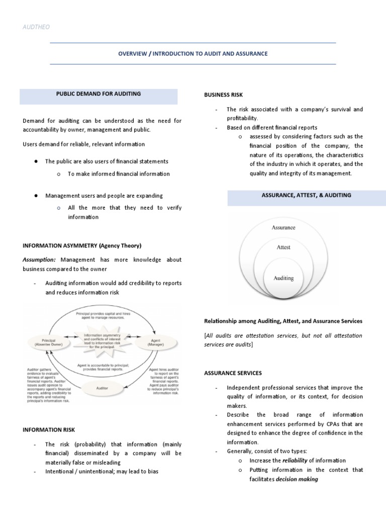 Understanding Audit and Assurance Services | PDF | Audit | Financial Audit