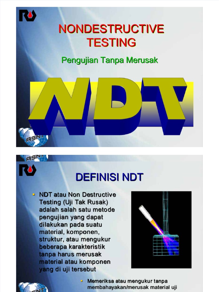 Vdocument - in Introduction of NDT Non Destructive Test | PDF