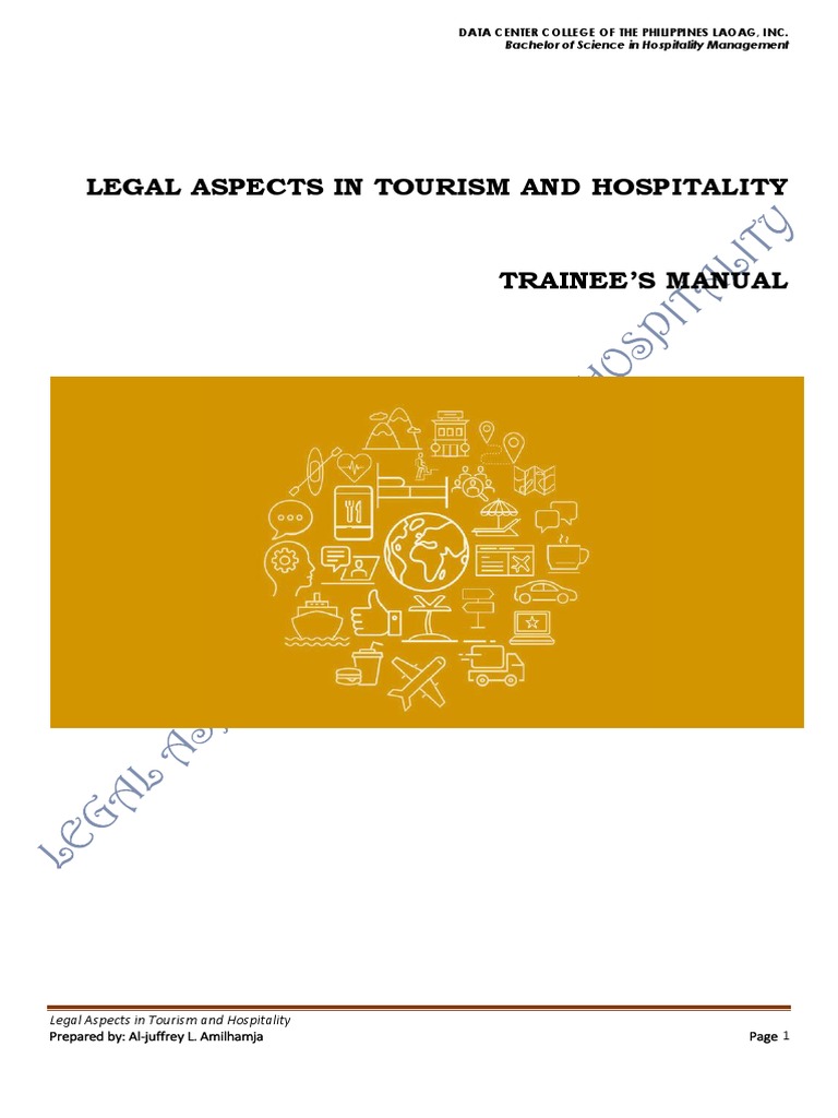 Legal Aspects in Tourism and Hospitality E-Module | PDF | Damages ...