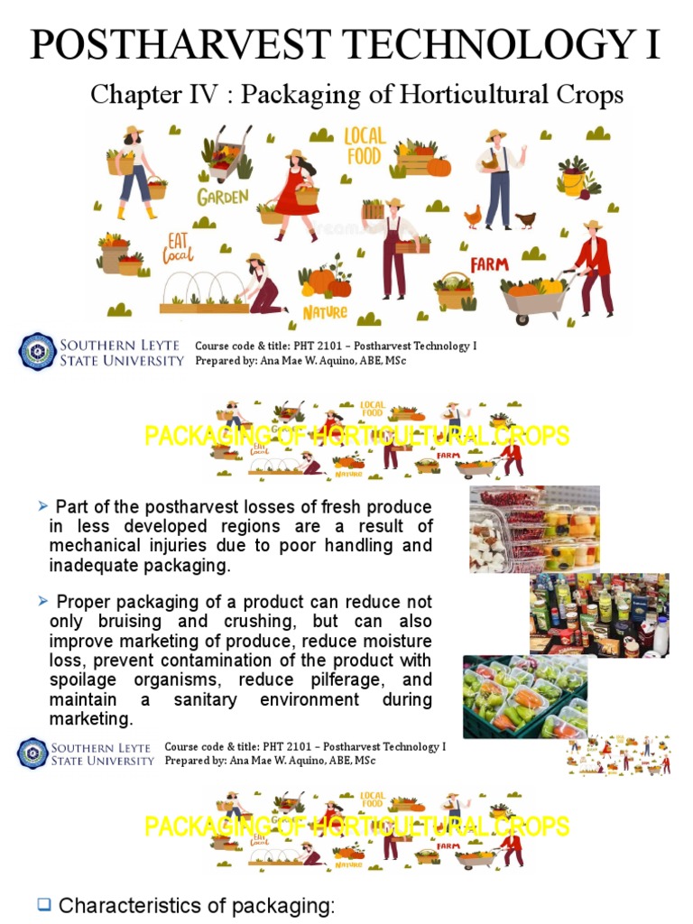 Lecture 4 (Packaging of Horticultural Crops) | PDF | Lamination ...