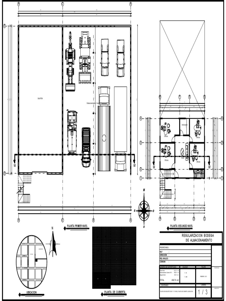 Planos de Bodega y Estacionamiento | PDF