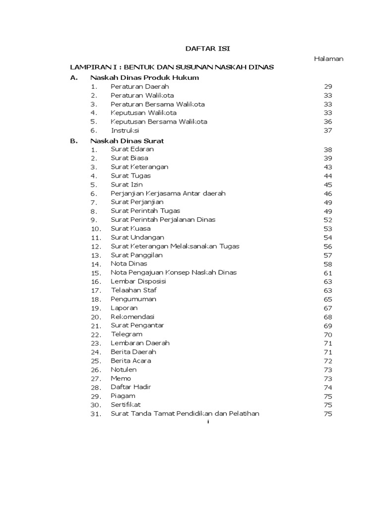 Perwako No 33 2013 TTG Tata Naskah Dinas | PDF