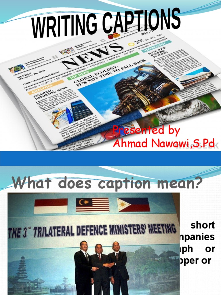 Writing Captions | PDF