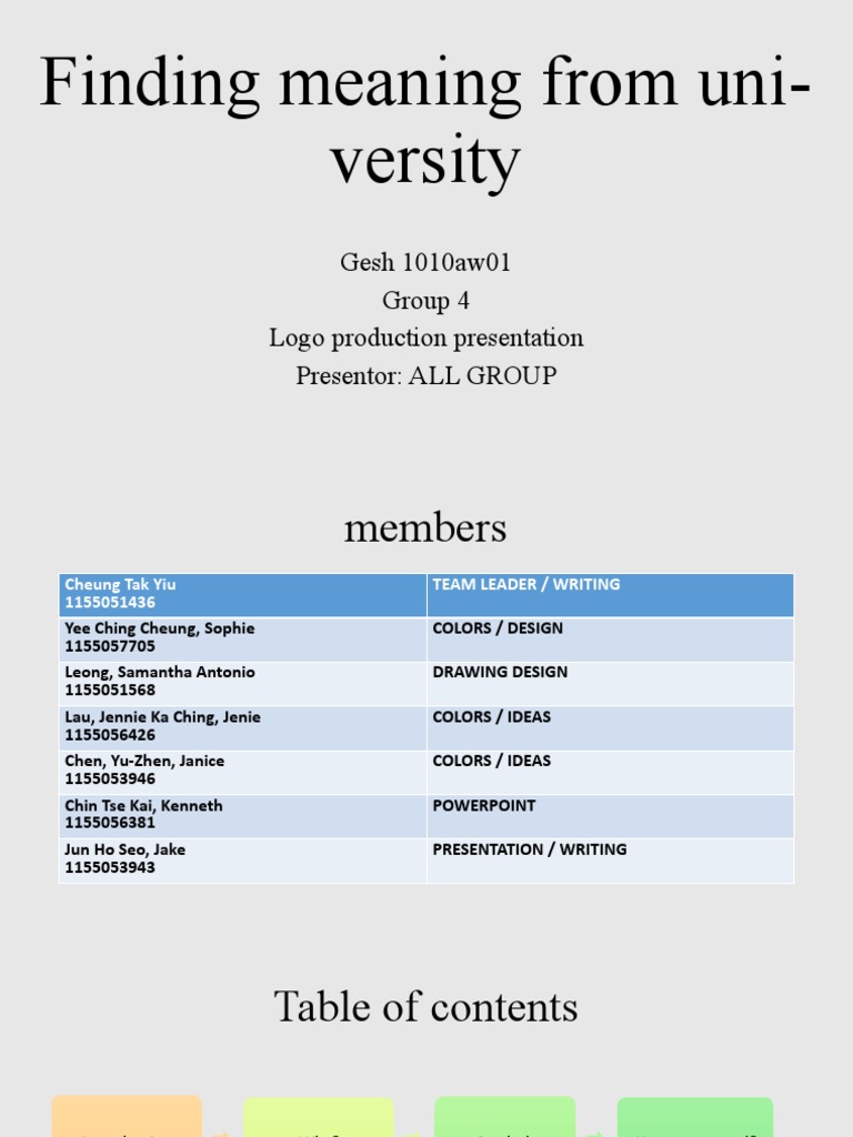 Finding meaning from universitys | PDF