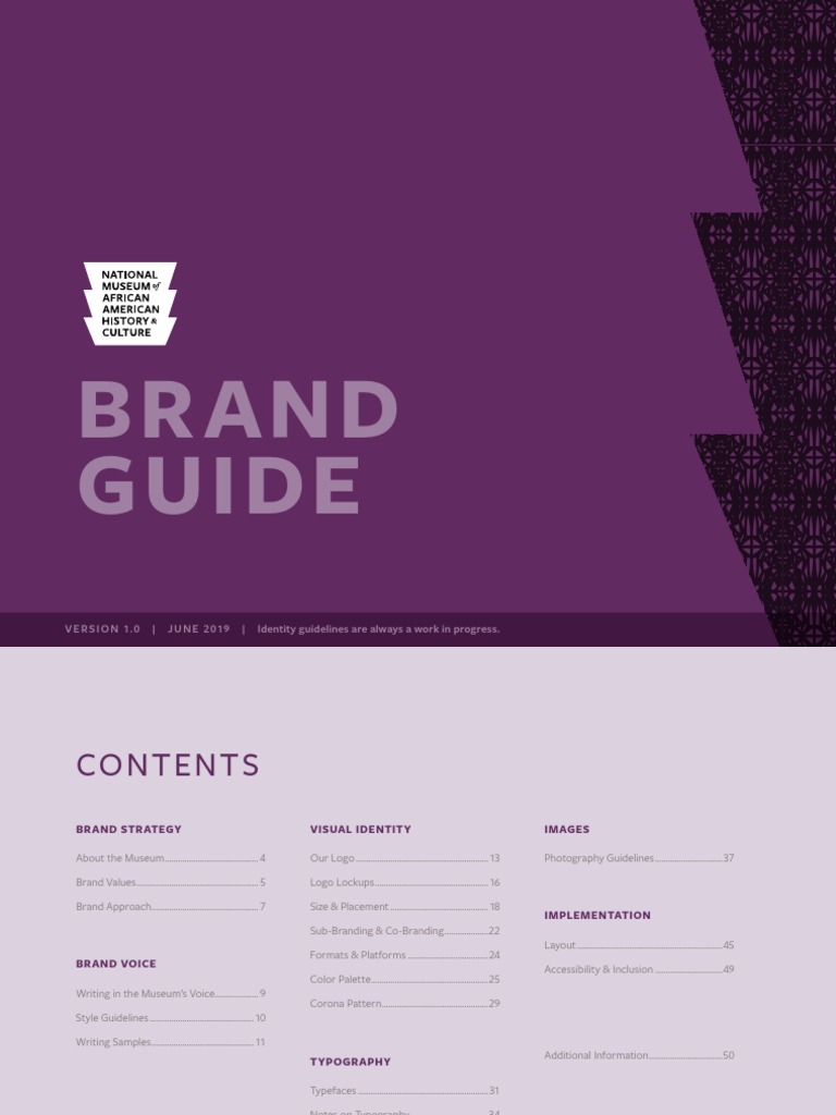 Nmaahc Brandguide 3 | PDF | Typefaces | Serif