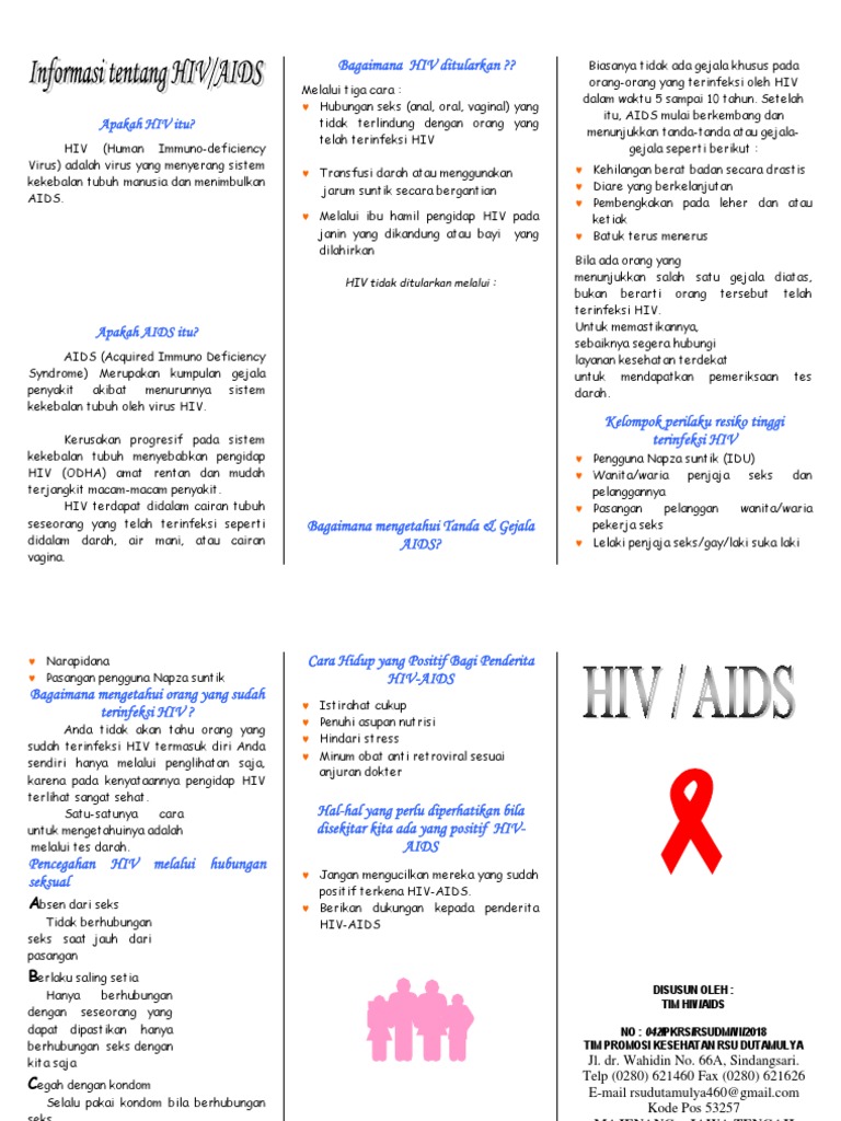 Leaflet Hiv | PDF