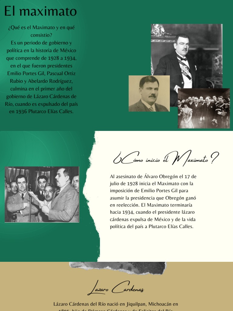 P.P. El Maximato. | PDF | Historia | Política