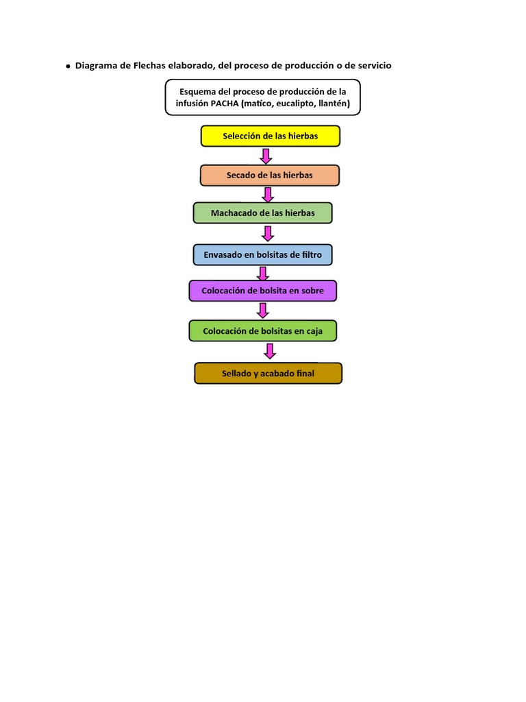 Diagrama de Flechas Elaborado Ejemplo | PDF