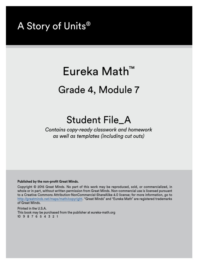 Grade 4, Module 7 | Download Free PDF | Litre | Pound (Mass)