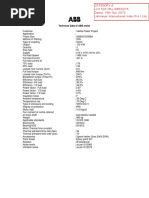 Abb Data Sheet 37 KW (Rev.01) PDF | PDF | Technology & Engineering