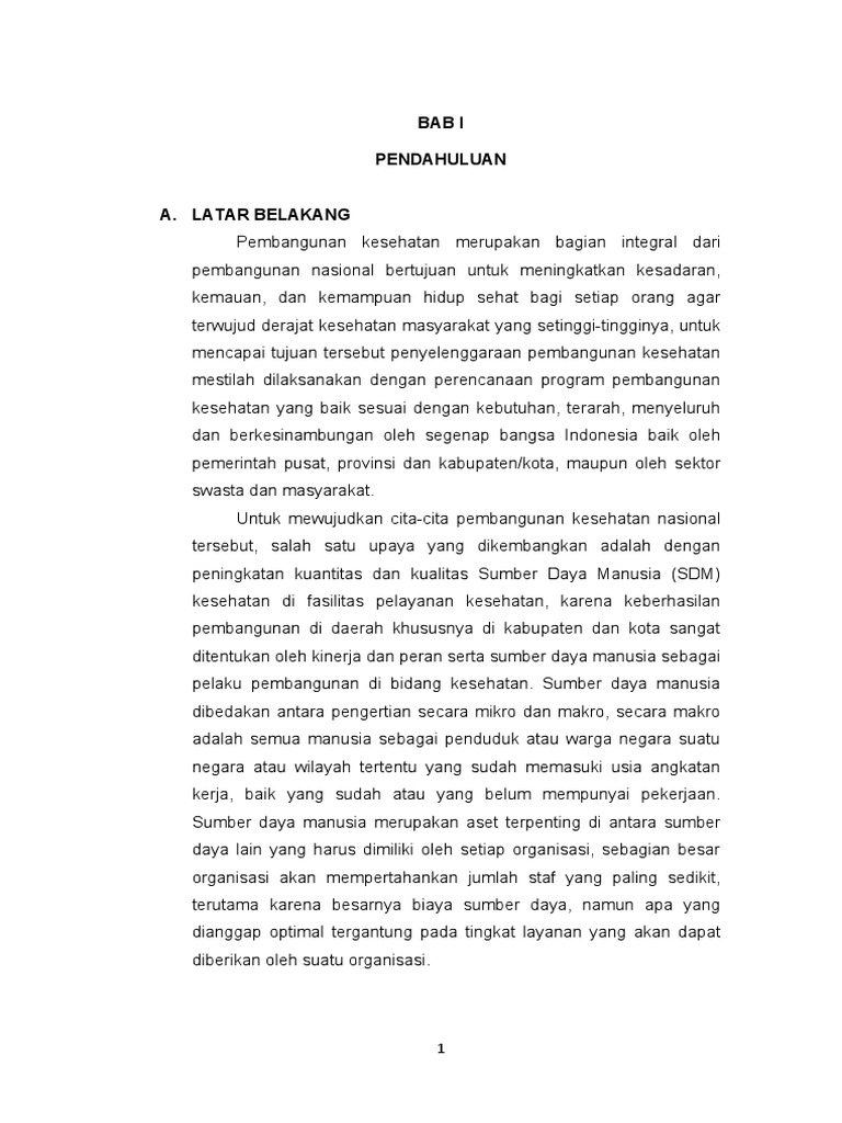 Profil SDMK Tahun 2020 | PDF