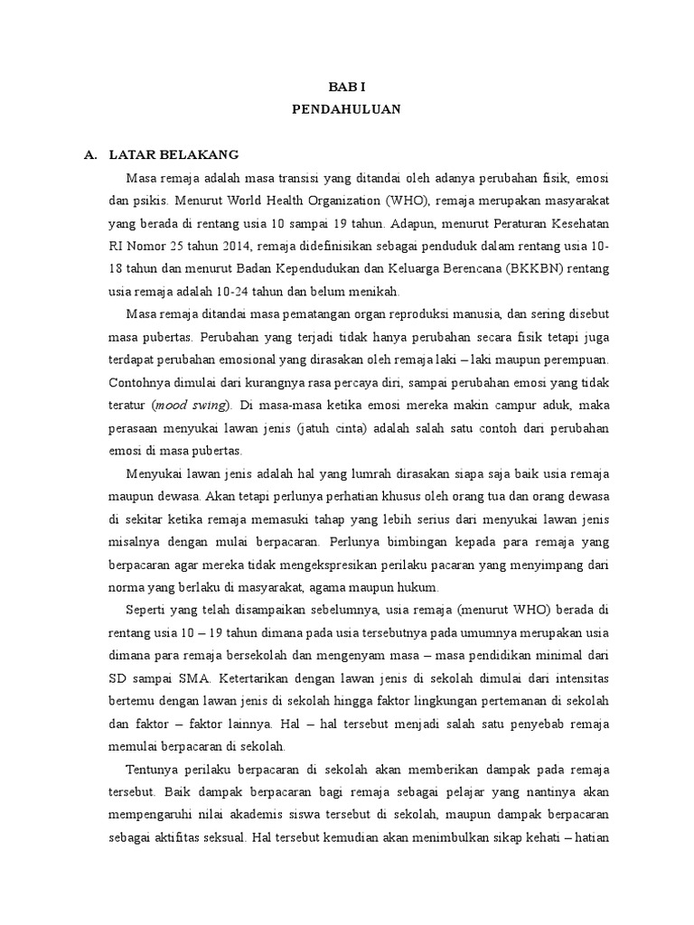 Dampak Pacaran pada Remaja Sekolah | PDF