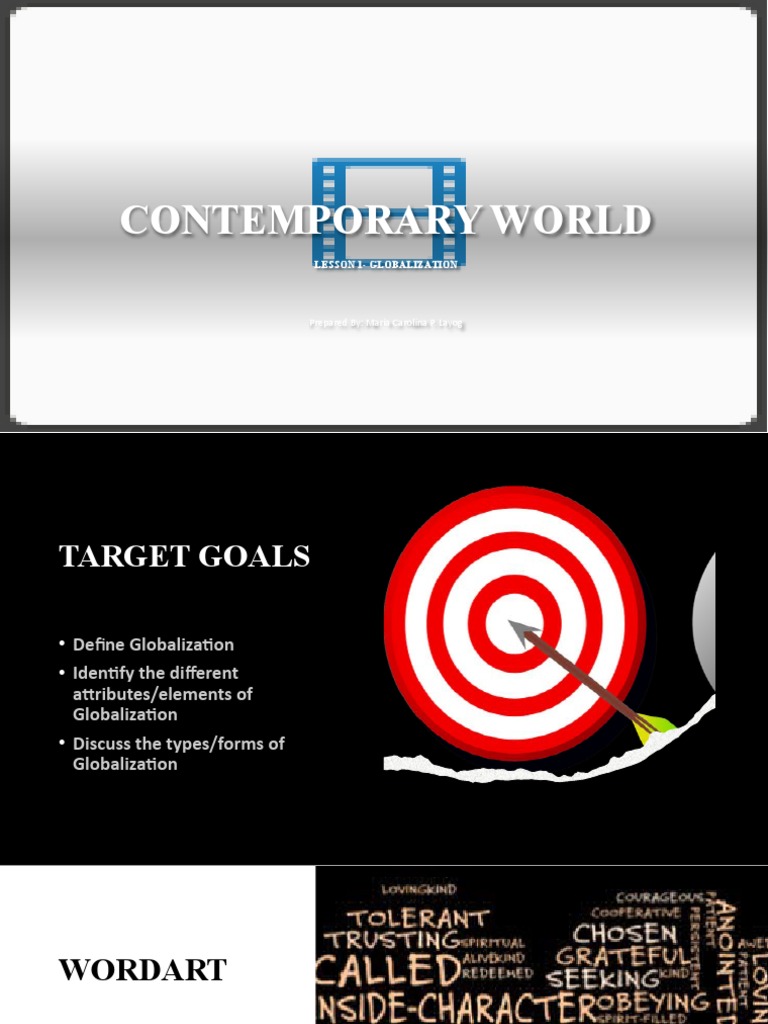 Contemporary World Lesson 1 | PDF | Globalization | Cultural Globalization