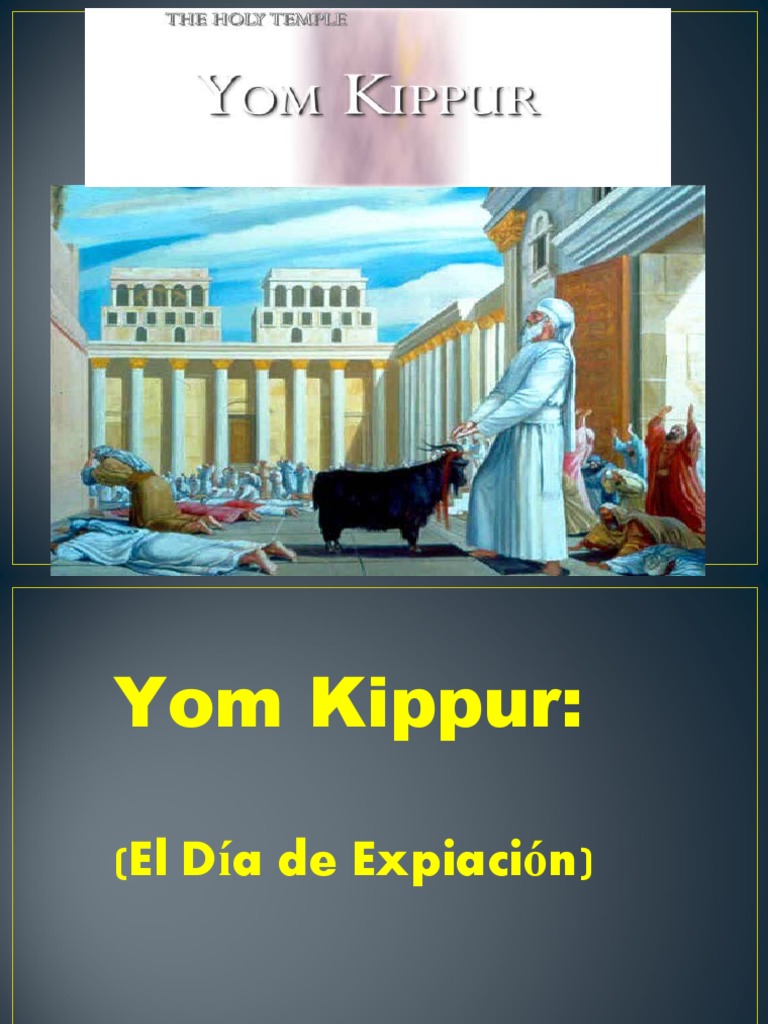 Yom Kippur: Expiación y Simbolismo | PDF | Yom Kippur | Barrabás