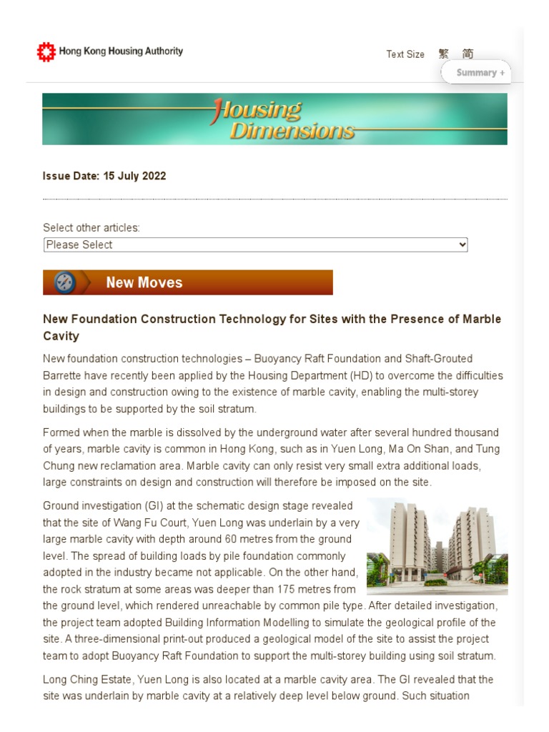 New Foundation Tech for Marble Cavities | PDF | Deep Foundation ...