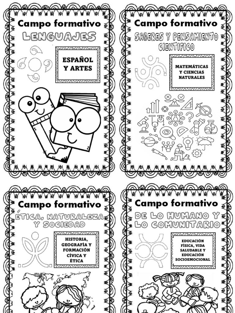 PORTADAS NUEVAS Campos Formativos | PDF
