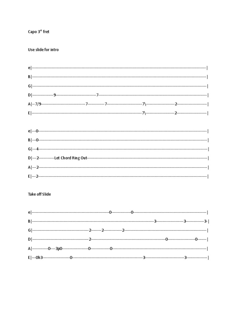 Firefly Theme Guitar Tab by Matt Kessel | PDF | Celtic Musical ...