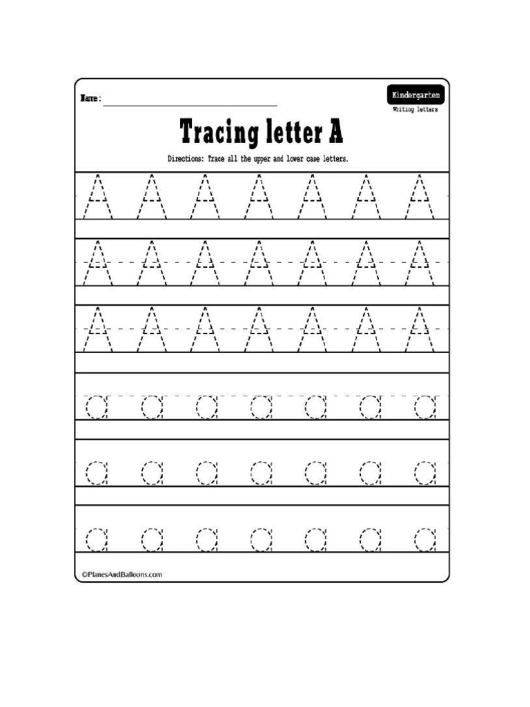 Letter A | PDF