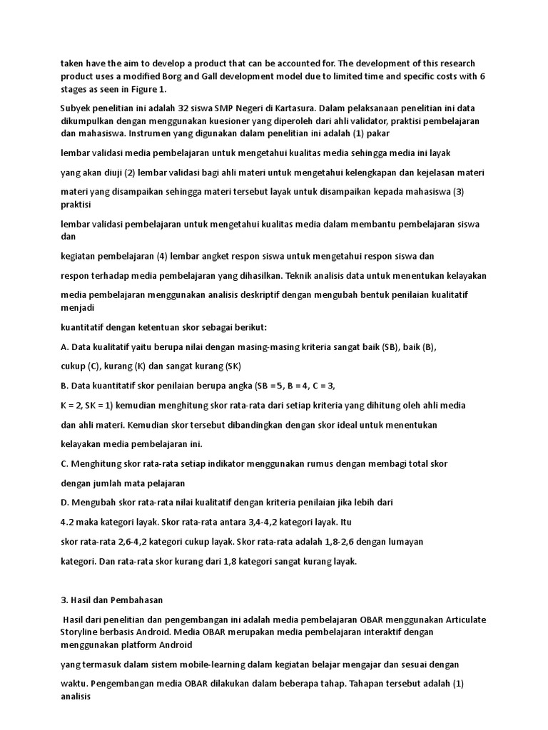 Media Pembelajaran OBAR untuk SMP | PDF
