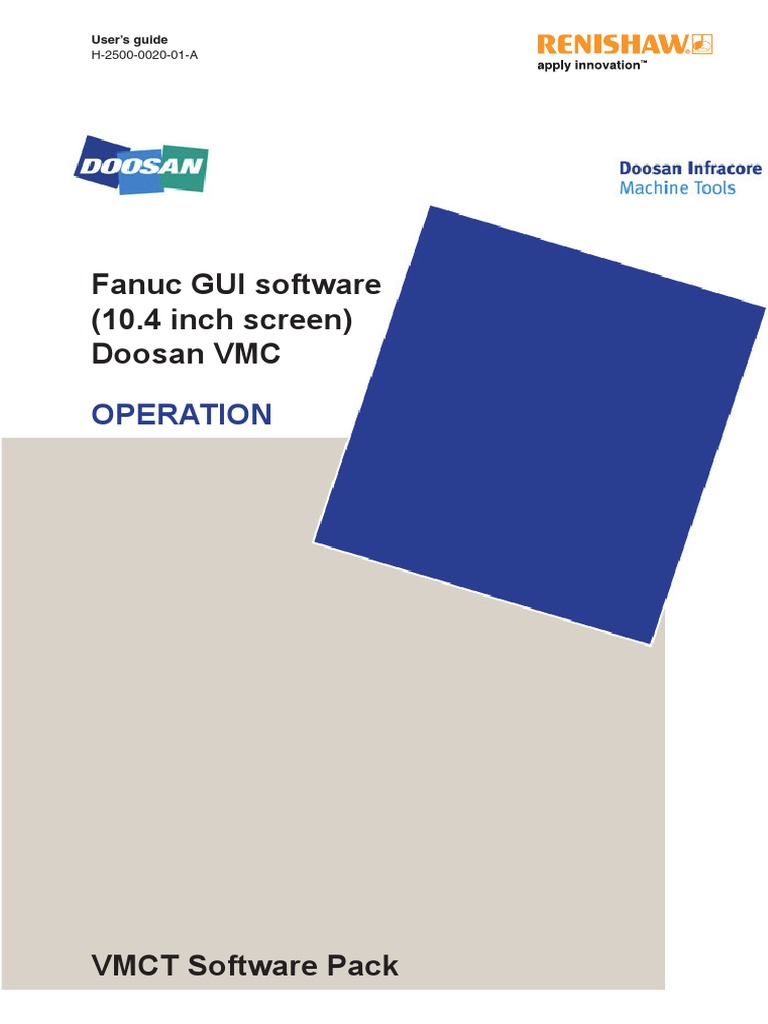 H-2500-0020-01-A Fanuc GUI Software (10.4 Inch Screen) Doosan VMC (EN) | PDF | License