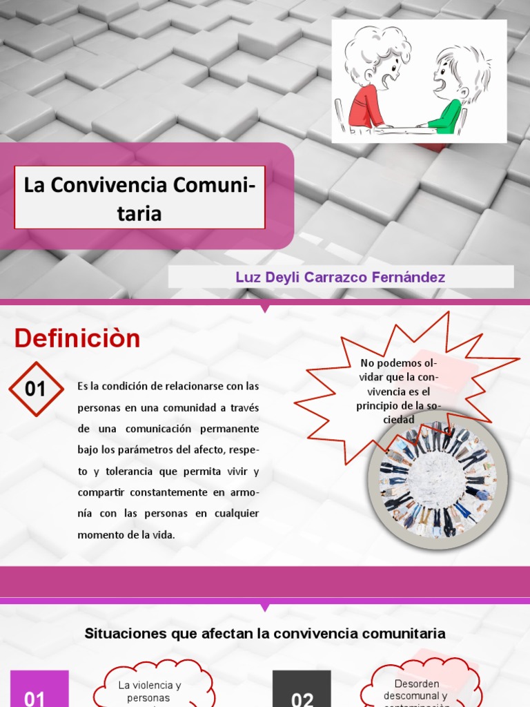 Convivencia En La Comunidad Pdf