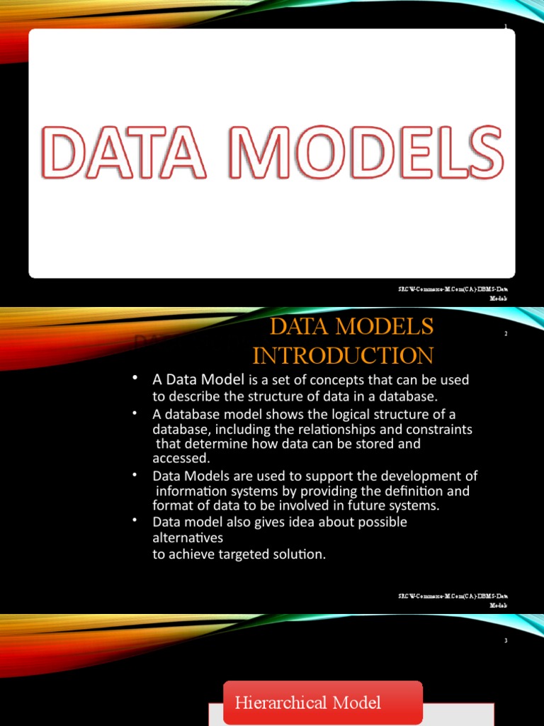 Data Models | PDF | Relational Database | Relational Model