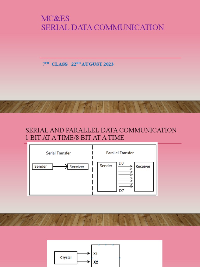 Serial Data Communication Guide | PDF | Computing | Data Transmission