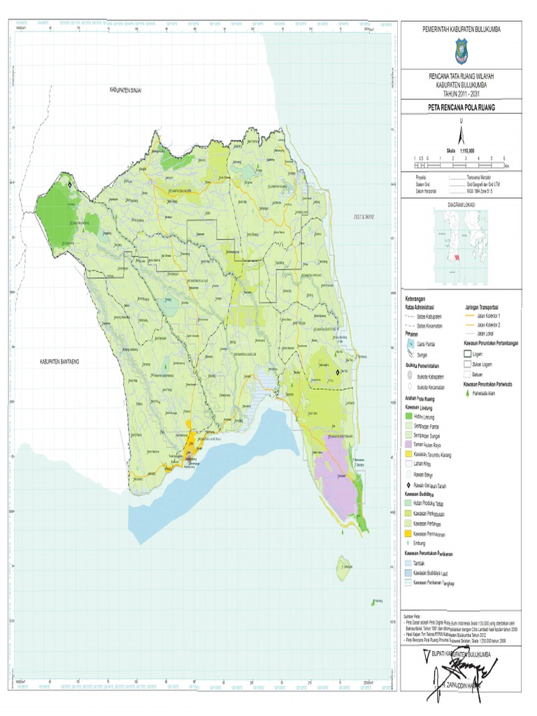 RTRW Bulukumba Peta | PDF