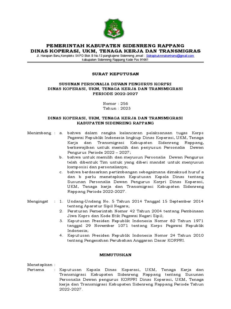 SK Korpri 2022-2027 | PDF