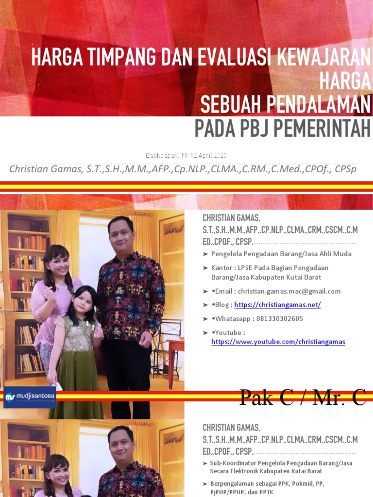 Harga Timpang Dan EKH | PDF