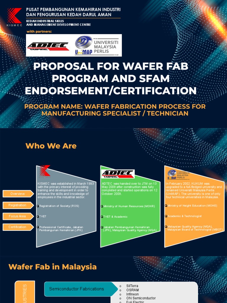 (Revised) MIMOS 2-Sep - SFAM Endorsement On Wafer Fabrication Front ...