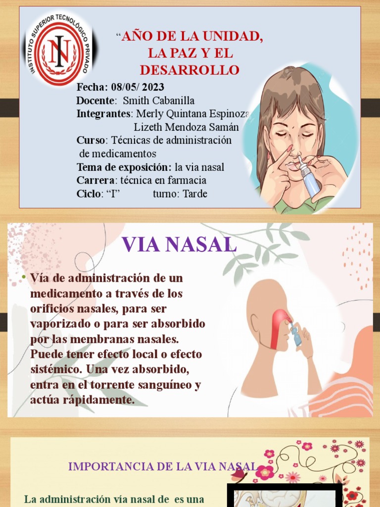 Via Nasal | PDF | Medicamentos con receta | Analgésico