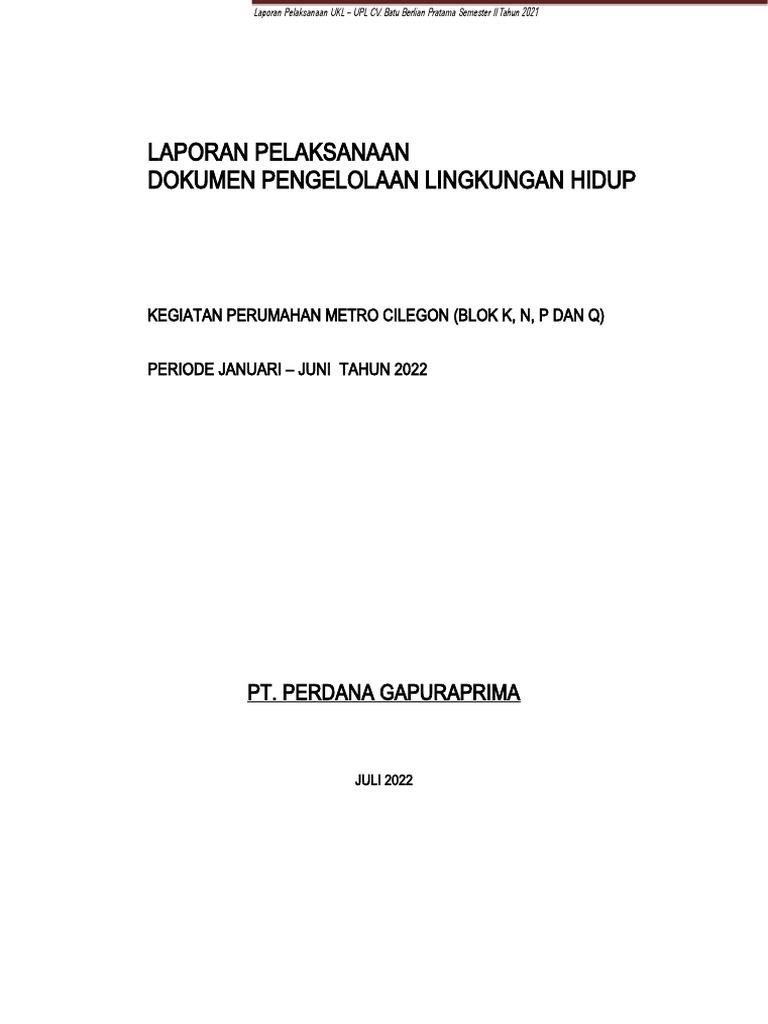 Laporan PGP | PDF