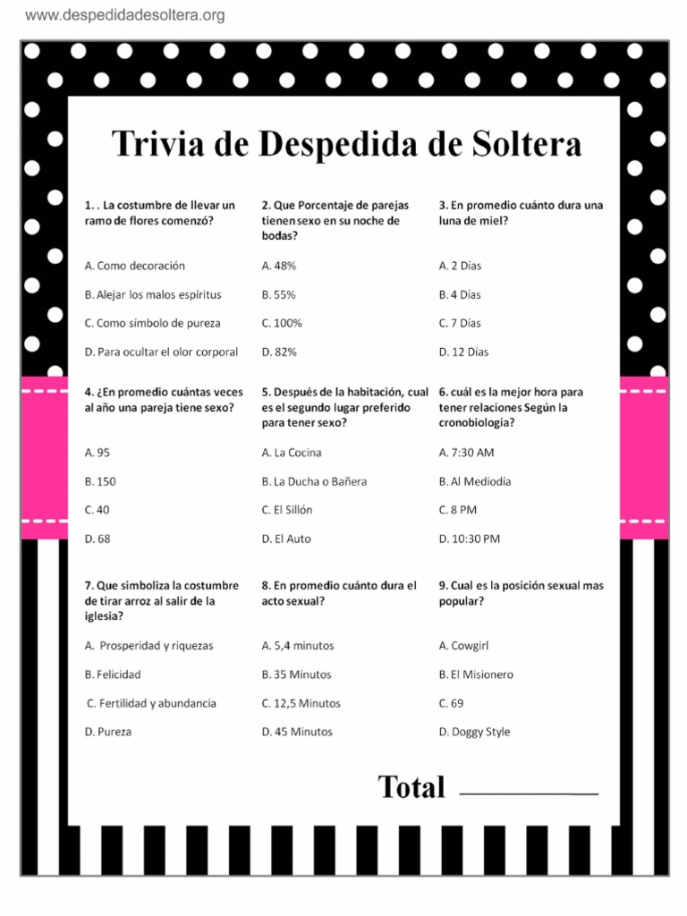 15 Trivia de Despedida de Soltera 4 | PDF