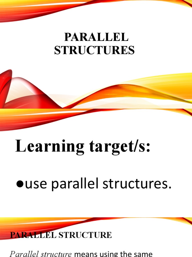 Grade 8 - Parallel Structures | PDF | Clause | Human Communication