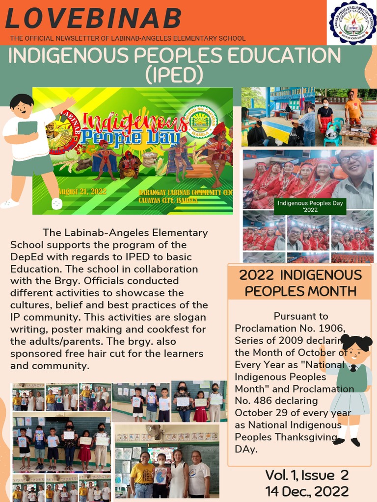 accomplishment report of indigenous peoples education (iped) (1) | PDF