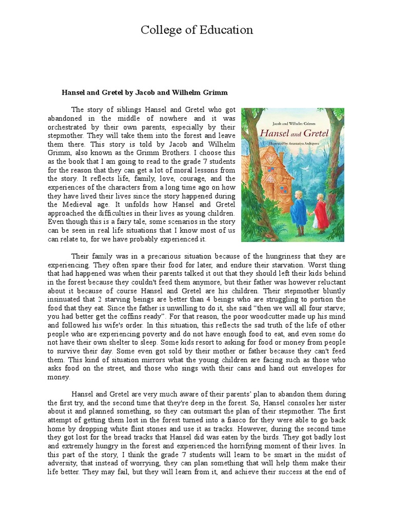 Hansel and Gretel Analysis | PDF | Hansel And Gretel (Opera) | Hansel ...