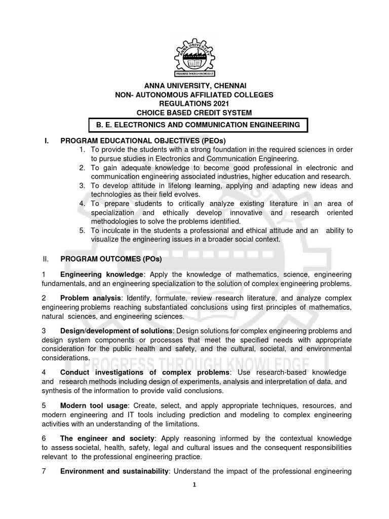 II Ece Syllabus | PDF | Engineering | Mixed Signal Integrated Circuit