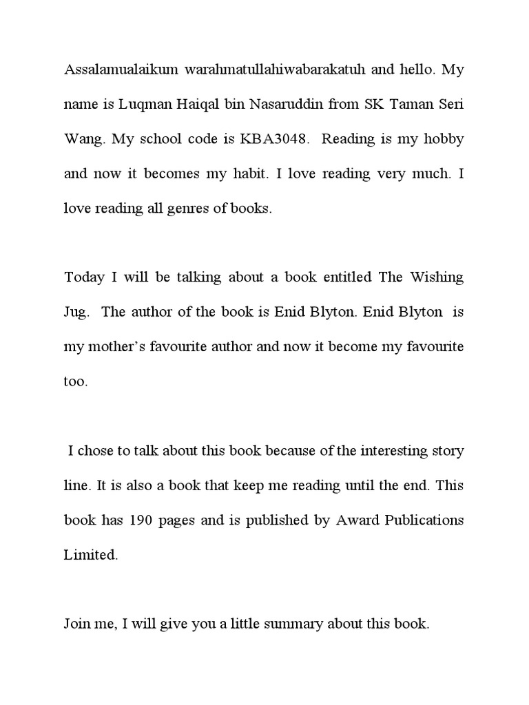 The Wishing Jug | PDF