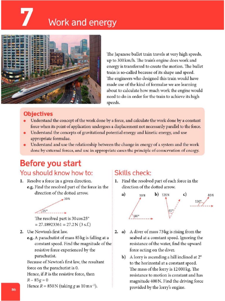 Work and Energy | PDF