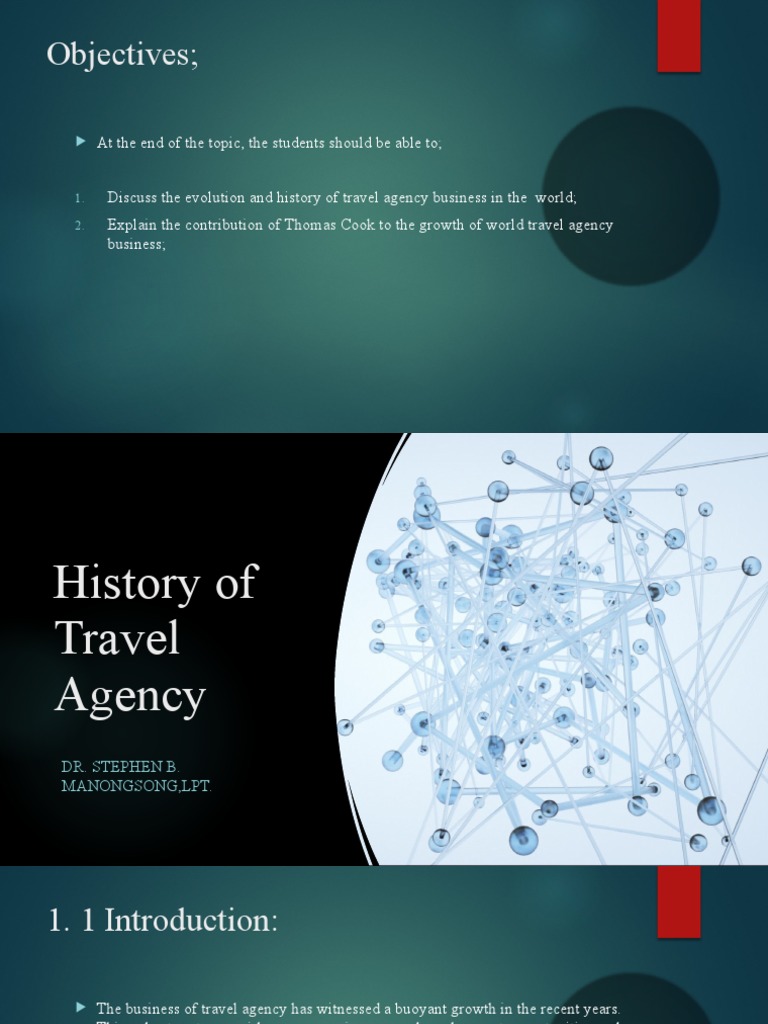 History of Travel Agency | PDF | Economies